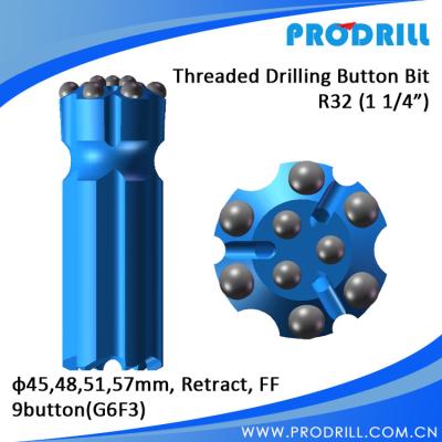 Китай R32-45,48,51, 57mm продевают нитку бит кнопки, FF, 9buttons, retrac продается