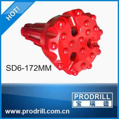 China DTH Button bits SD6-172 in diameter range between 152 mm - 203 mm for sale