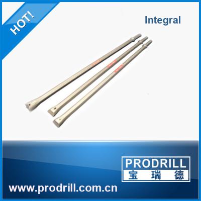 China Integral Drill Steels with  hex22*108 shank for sale