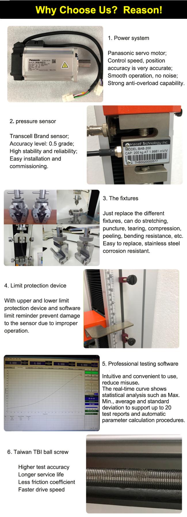 Rubber Tensile Strength Test Machine close-up view