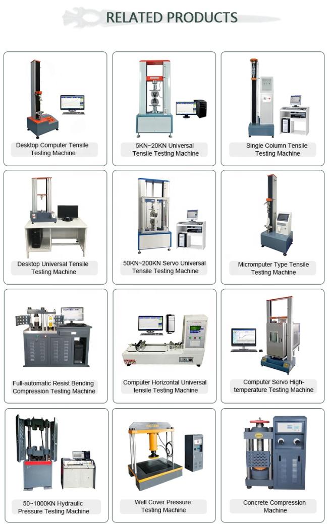 Universal tensile testing equipment