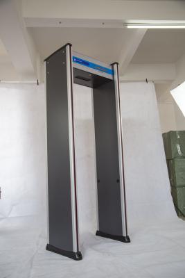 China 6 Zone Walk Through Metal Detector Machine With Door Frame / LED Alarm Light for sale