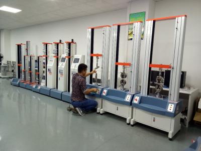 China Electronic Universal Testing Machine with 2 Years Warranty 5KN Load Cell and 1/200000 Resolution for Rubber Tensile Strength and Elongation Test for sale