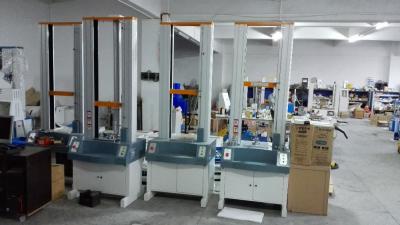 China Electronic Universal Testing Machine with 2 Years Warranty 5KN Load Cell and 1/200000 Resolution for Rubber Tensile Strength and Elongation Test for sale