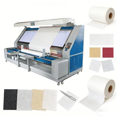 China Automatic Non-Woven Fabric Rolling Machine | With Edge Control System | Fabric Inspection Equipment for sale