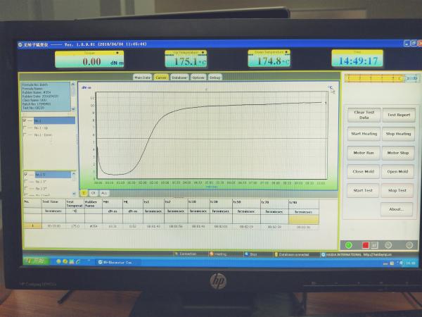 200T il disco d'oscillazione Vulcameter di gomma, il laboratorio MDR commovente muore reometro per plastica di gomma