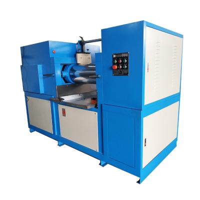 China Blue Color Rubber Testing Machine / Lab Two Roll Mill 160 * 350 mm Roller Size for sale