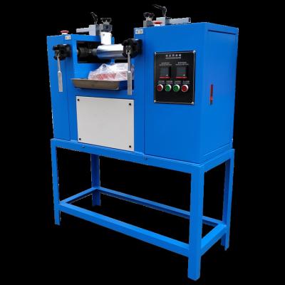 China Mini Lab 76mm Two Roll Mixing Mill For Plastic for sale