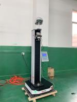 China Single Column Helmet Testing Equipment With PLC Touch Screen for sale
