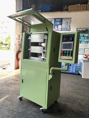 Cina Macchina di vulcanizzazione su misura della stampa di Tiro del camion idraulico automatico di colore verde in vendita