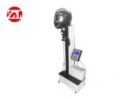China Single Column Helmet Testing Equipment With PLC Touch Screen for sale