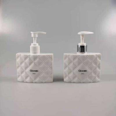 Cina Stampa a schermo Bottiglia di plastica di lusso vuota per lozione shampoo per capelli Conditioner in vendita