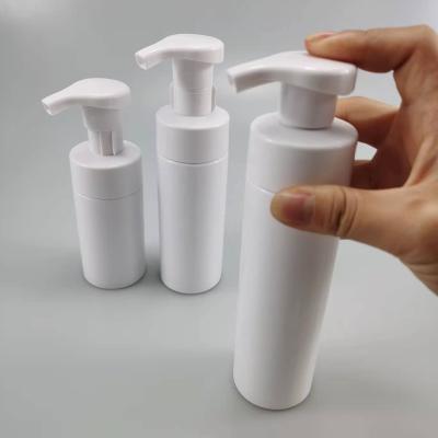 Cina Cosmetici industriali 100ml 120ml 150ml 200ml Bottiglia rotonda di sapone in schiuma PET con pompa di recupero in vendita