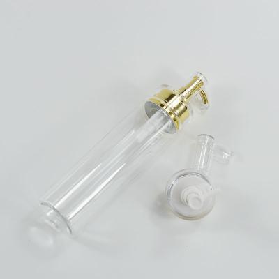 Cina Cappuccio di plastica lussuoso 24mm UV Plattatura oro Colore lozione Dispenser pompa per bottiglia acrilica in vendita