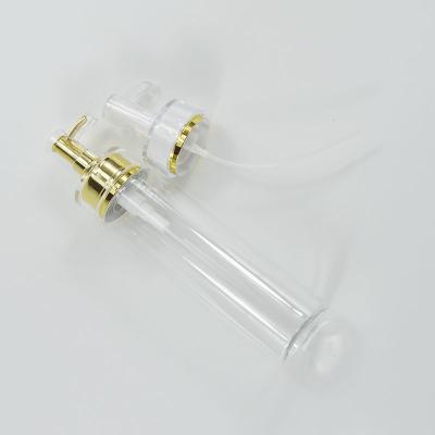 Cina Cappuccio di plastica lussuoso 24mm UV Plattatura oro Colore lozione Dispenser pompa per bottiglia acrilica in vendita