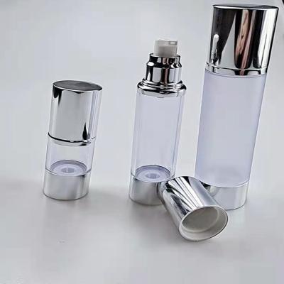 Cina Bottiglia di 30 ml di Lotion Press di Cosmetic Vacuum Bottle con tappo PMMA in vendita