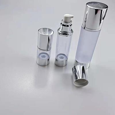 Cina Bottiglia di 30 ml di Lotion Press di Cosmetic Vacuum Bottle con tappo PMMA in vendita