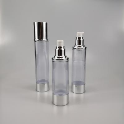 Cina Bottiglia di 30 ml di Lotion Press di Cosmetic Vacuum Bottle con tappo PMMA in vendita