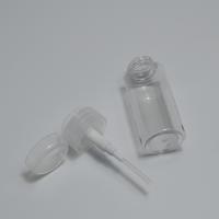 China 100ml PET Collar Customized Press Push Down Dispenser Bottle for Make Up Remover for sale