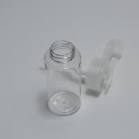 China 100ml PET Collar Customized Press Push Down Dispenser Bottle for Make Up Remover for sale