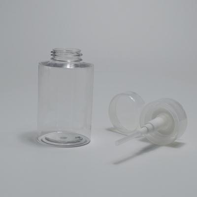 Cina 150 ml PET Plastic Cosmetic Package Eye Nail Polish Press Pump Bottle per il rimosso del trucco in vendita