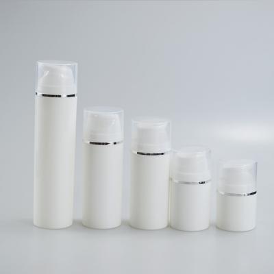 Cina PP Riempitibile 30ml 50ml 100ml 120ml 200ml Bianco di plastica a vuoto Cosmetico Siero Lozione Spray Pompa senza aria in vendita
