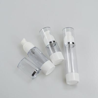 Cina AS Collar Luxury 15ml 30ml 50ml Ricaricabile Cosmetico Twist Vacuum Airless Sero Oil Lotion Spray Pump Bottle in vendita
