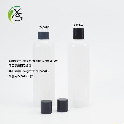 Cina 20mm 24mm 28mm Cappa di plastica nera sigillatrice Pp materiale cappa a vite 24/410 24/415 28mm in vendita