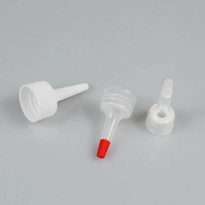 Cina Cappuccio a goccia a boccaglio lungo per salsa 20/410 24/410 28/410 Cappuccio a vite in plastica a colori personalizzati in vendita