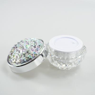Cina Stile lusso vuoto 50g Acrilico Cosmetico Vaso Crema lucida Vaso per la cura della pelle in vendita