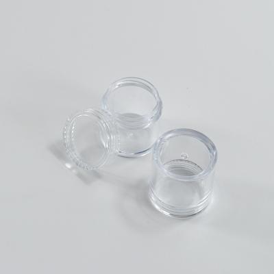 Cina Contenitore di crema per il viso in plastica PS da 10 ml Mini barattolo per campioni di olio essenziale di capacità 10 ml in vendita