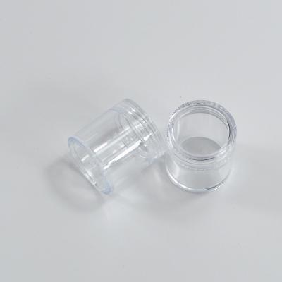 Cina Contenitore di crema per il viso in plastica PS da 10 ml Mini barattolo per campioni di olio essenziale di capacità 10 ml in vendita
