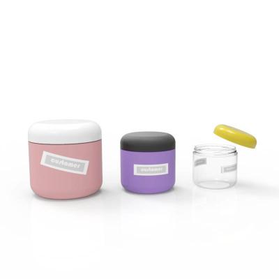 Cina Bottone per la cura della pelle in plastica in PP Crema per il viso cosmetica Emulsione Bottone di forma rotonda Bottone di crema 60g in vendita