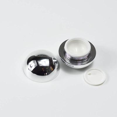 Cina 5g Acrilico a forma di sfera contenitore di crema per gli occhi per il collare per la cura della pelle Materiale acrilico in vendita