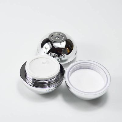Cina 50g Acrilico Crema per il viso Vaso per la crema per la cura della pelle Contenitore di imballaggio Capo Materiale Acrilico in vendita