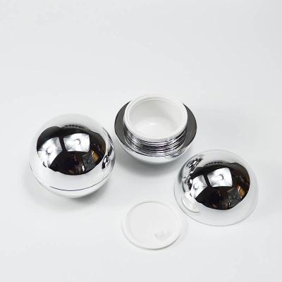 Cina 50g Acrilico Crema per il viso Vaso per la crema per la cura della pelle Contenitore di imballaggio Capo Materiale Acrilico in vendita
