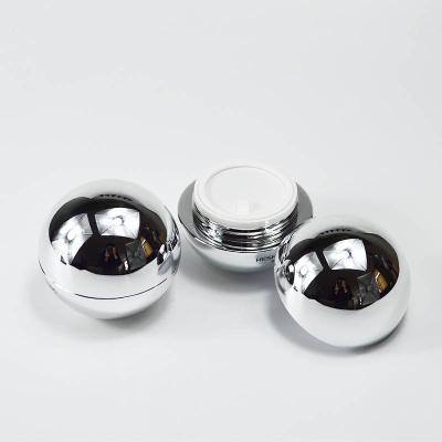 Cina 50g Acrilico Crema per il viso Vaso per la crema per la cura della pelle Contenitore di imballaggio Capo Materiale Acrilico in vendita