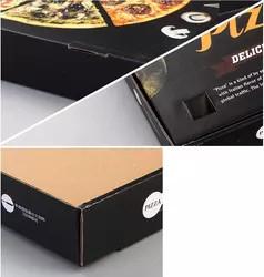 Cina Il contenitore d'imballaggio di carta ondulato di pizza ha personalizzato in vendita