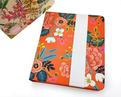 Cina Servizio di stampa del taccuino degli anelli di raccoglitore della copertina dura in vendita
