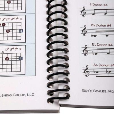 Cina Servizio di stampa musicale del libro di legatura a spirale per Stave Music Piano Spectrum in vendita