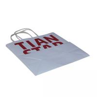 China Recyclable White Printed Packaging Bag for sale