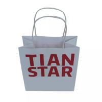 China Recyclable White Printed Packaging Bag for sale