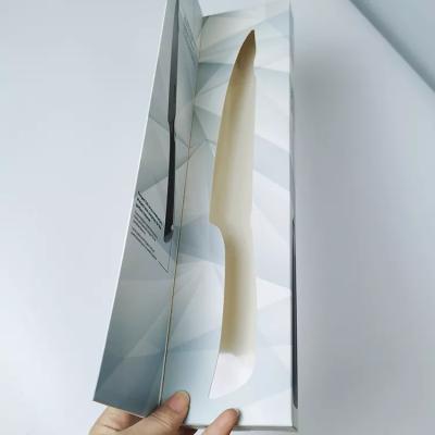 Cina Logo Custom Printed ha riciclato i contenitori d'imballaggio di carta di coltello con il gancio in vendita