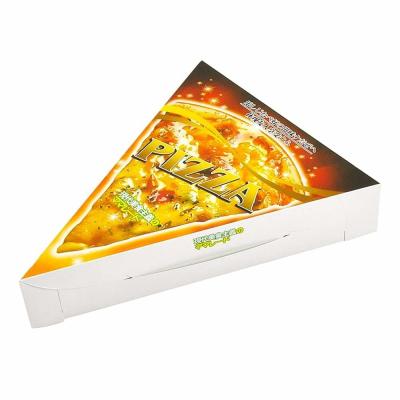 Cina Il triangolo modella la stampa a colori d'imballaggio Kraft del contenitore di pizza ondulato in vendita
