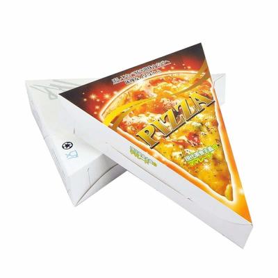 Cina Il triangolo modella la stampa a colori d'imballaggio Kraft del contenitore di pizza ondulato in vendita
