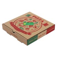 China E Flute Pizza Packaging Box 12 Inch Black for sale