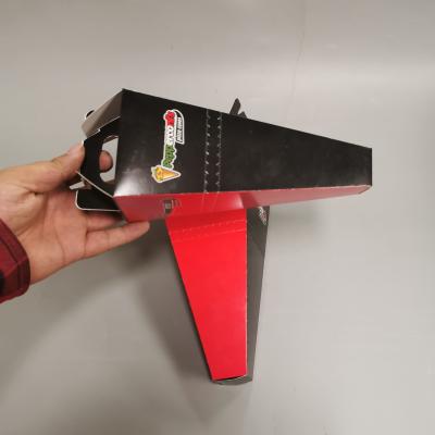 中国 注文の使い捨て可能なピザ円錐形箱はファースト・フードの包装箱を取り除く 販売のため