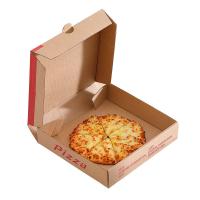 China Glossy Lamination Pizza Packaging Box Square Printed Pizza Boxes for sale