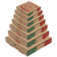 China Glossy Lamination Pizza Packaging Box Square Printed Pizza Boxes for sale