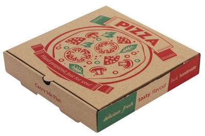 Cina Contenitori stampati quadrato d'imballaggio di pizza del contenitore di pizza lucida della laminazione in vendita